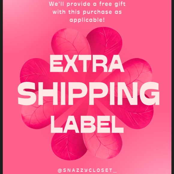 Snazzy Closet and Boutique | Dresses | Extra Shipping Label | Poshmark